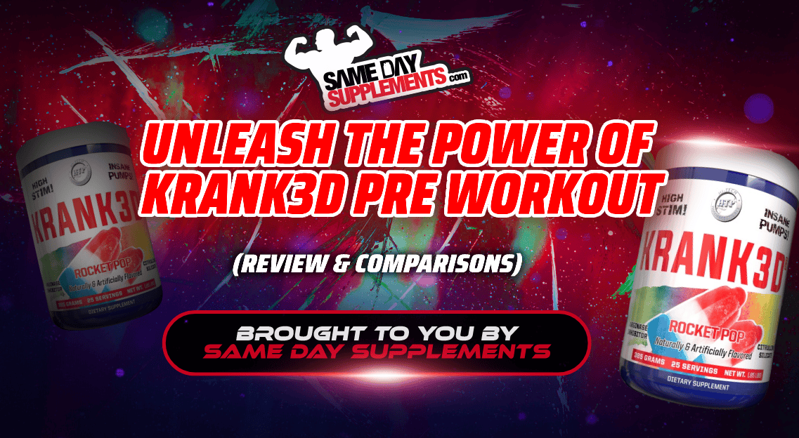 Unleash the Power of Hi-Tech's KRANK3D® Pre-Workout (Review) - ThaiMedFood
